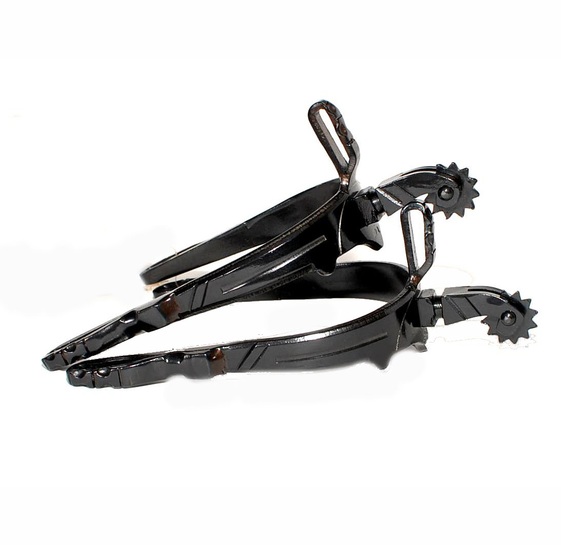 Spanish Spurs, Short Curved Star Rowel - Artisan Tack